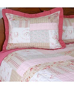 Armoire Collection Rose Pique Quilt Set - Bed Bath & Beyond - 2293928