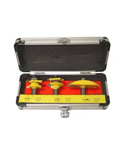 Grip 3-piece Door and Cabinet Router Bit Set - Bed Bath & Beyond - 2308553