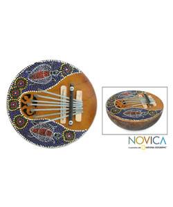 Coconut Shell Blue Turtle Song Kalimba (Indonesia) - Bed Bath & Beyond ...