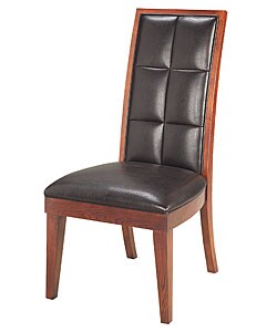 Hudson Mocha Biscuit Back Dining Chair (Set of 2) - Bed Bath & Beyond ...