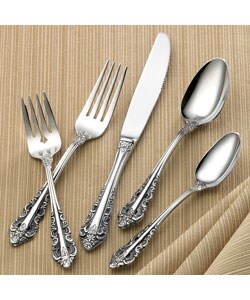 Utica Classic Baroque 20-piece Flatware Set - Bed Bath & Beyond - 2554493