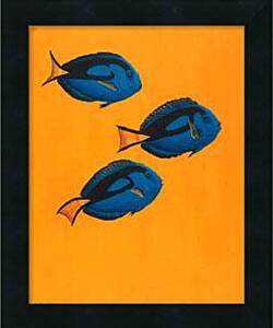 Keith Siddle Regal Tangs Framed Canvas Art - Bed Bath & Beyond - 2576270