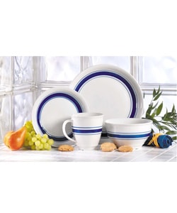 Mayfair & Jackson 16-piece Oversized Dinnerware Set - Bed Bath & Beyond ...