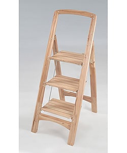 Three-step Wooden Step Stool - Bed Bath & Beyond - 2650889