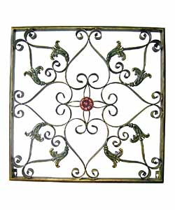 Square Metal Decorative Wall Hanging - Bed Bath & Beyond - 2678851