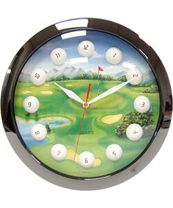 Golf Course and Ball Wall Clock - Bed Bath & Beyond - 2684903