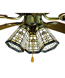 Arrowhead Tiffany-style Ceiling Fan - Bed Bath & Beyond - 2705072