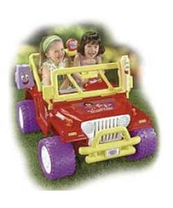 Fisher Price Power Wheels Dora Jeep Wrangler - Bed Bath & Beyond - 2830234