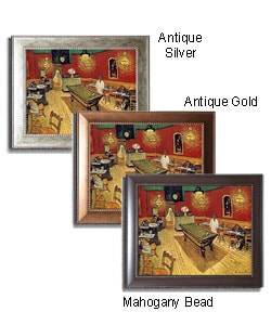 Vincent Van Gogh 'The Pool Room' Framed Canvas Art - Bed Bath & Beyond ...