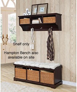 Hampton Storage Wall Shelf - Bed Bath & Beyond - 2984061