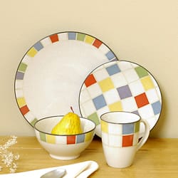 Noritake Checkers 16-piece Dinnerware Set - Bed Bath & Beyond - 2996837