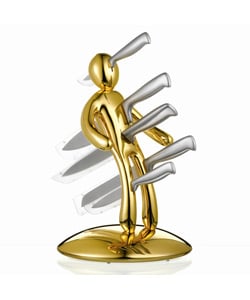 'The Ex' Limited Edition Gold 5-piece Knife Set (Pack of 2) - Bed Bath ...