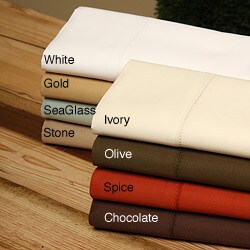 Luxury Manor 800 Thread Count Solid Cotton Pillowcases (Set of 2) - Bed ...