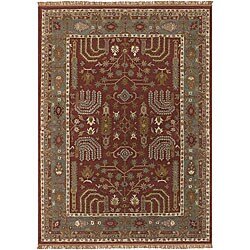 Hand-tufted Traditional Felicia Rug (8' x 11') - Bed Bath & Beyond ...
