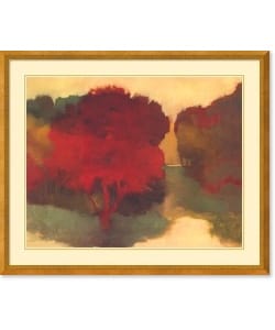 Lawrence Mathis 'The Lowland Tree' Framed Art - Bed Bath & Beyond - 3406194