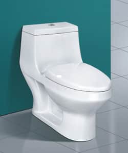 One-piece Low Profile Wasauna Toilet with Fittings - Bed Bath & Beyond ...