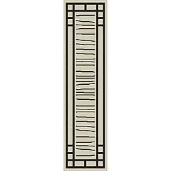 Mission Border Beige Runner Rug (1'11 x7'5) - Bed Bath & Beyond - 3449861