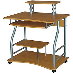 Contemporary Beech Computer Desk - Bed Bath & Beyond - 3452866