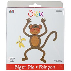 Sizzix 'Monkey' Bigz BIGkick/ Big Shot Die - Bed Bath & Beyond - 3498268