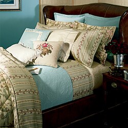 Chaps Welbourne Cream 4-piece Comforter Set - Bed Bath & Beyond - 3647024