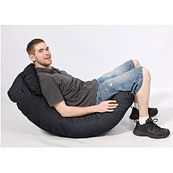 Circular Black Video Rocker Bean Bag Chair - Bed Bath & Beyond - 3684118