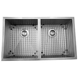 Ticor Stainless Steel 16-gauge Square Undermount Kitchen Sink - Bed ...