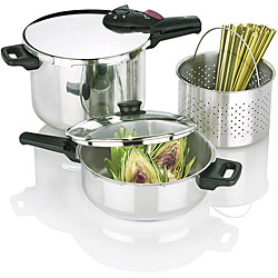 Fagor Splendid 5-piece Multi-pressure Cooker Set - Bed Bath & Beyond ...