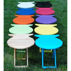 Cedar Fish-shaped Table - Bed Bath & Beyond - 3721679