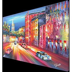 Hand-painted 'Harvard University' Oil Painting - Bed Bath & Beyond ...