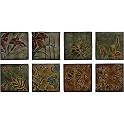 Wrought Iron Wall Tiles (Set of 8) - Bed Bath & Beyond - 3842023