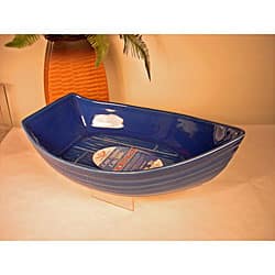 Appolia Blue Boat 4-quart French Ceramic Baking Dish - Bed Bath ...