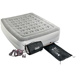 Coleman Queen Double High Air Bed with Electric Pump - Bed Bath ...