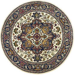 White Wool Rug (8' Round) - Bed Bath & Beyond - 3920343