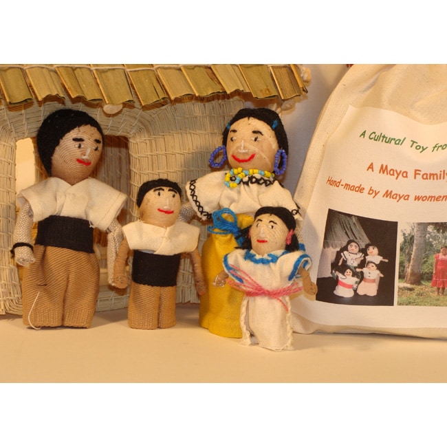 Handmade Miniature Mayan Family Dolls (Belize) - Bed Bath & Beyond ...