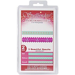 Spellbinders Piercerabilities Pinking Border Dies - Bed Bath & Beyond ...