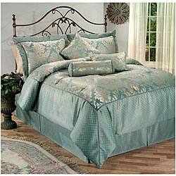 Diva Blue 7-piece Comforter Set - Bed Bath & Beyond - 4099562
