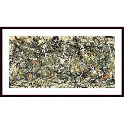 Jackson Pollock 'Number 8, 1949' Wood Framed Art Print - Bed Bath ...