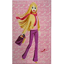 Barbie Pink Area Rug (3'4 x 5'3) - multi - Bed Bath & Beyond - 4123283