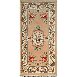 Hand-knotted Oriental Light Pink Rug (2'2 x 4'2) - Bed Bath & Beyond ...