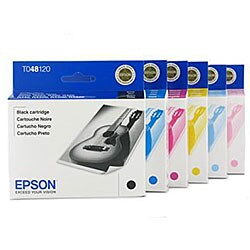 Genuine Epson T048 6-pack Series Combo Printer Ink - Bed Bath & Beyond ...