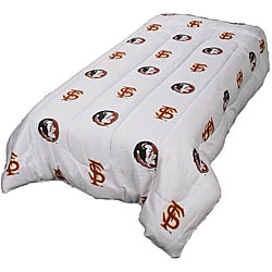 Florida State Queen-size White Comforter Set - Bed Bath & Beyond - 4187927