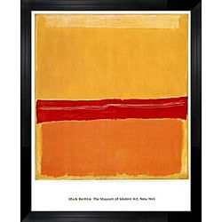Mark Rothko 'Number 5 (Number 22)' Framed Art - Bed Bath & Beyond - 4188061