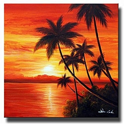 'The Rising Sun' Canvas Art - Bed Bath & Beyond - 4226596