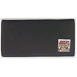 San Francisco 49ers Logo Executive Leather Checkbook Cover - Bed Bath ...