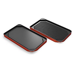 Chef's Design Sunrise Red Grill/ Griddle Set - Bed Bath & Beyond - 4279781