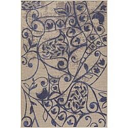 Anne Indoor/ Outdoor Beige Rug - Bed Bath & Beyond - 4300603