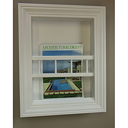 Flush Mount In-wall Magazine Rack - Bed Bath & Beyond - 4311922