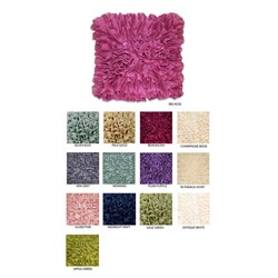 Jessica Organza Ruffle 16-inch Decorative Pillow - Bed Bath & Beyond ...