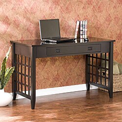 Black Lattice Computer Desk - Bed Bath & Beyond - 4326044
