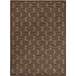 Nourison Brown Wool Rug (3'6 x 5'6) - Bed Bath & Beyond - 4365368